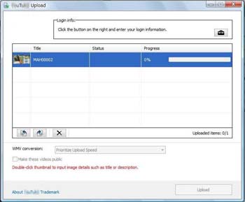 Uploading videos and still images to the media services